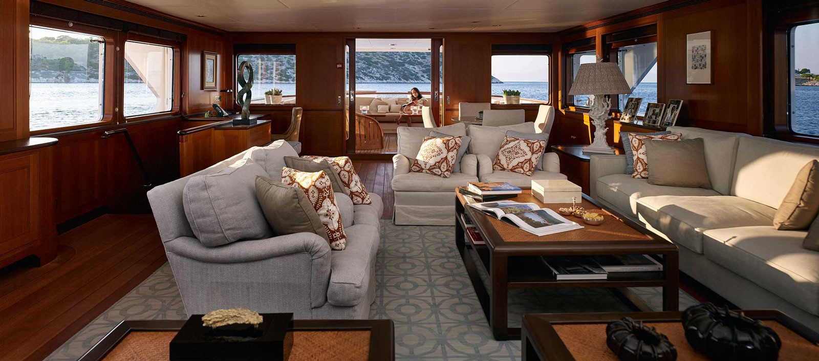 Outstanding 62m Feadship Motor Yacht POSITIVE CARRY underway — Yacht ...